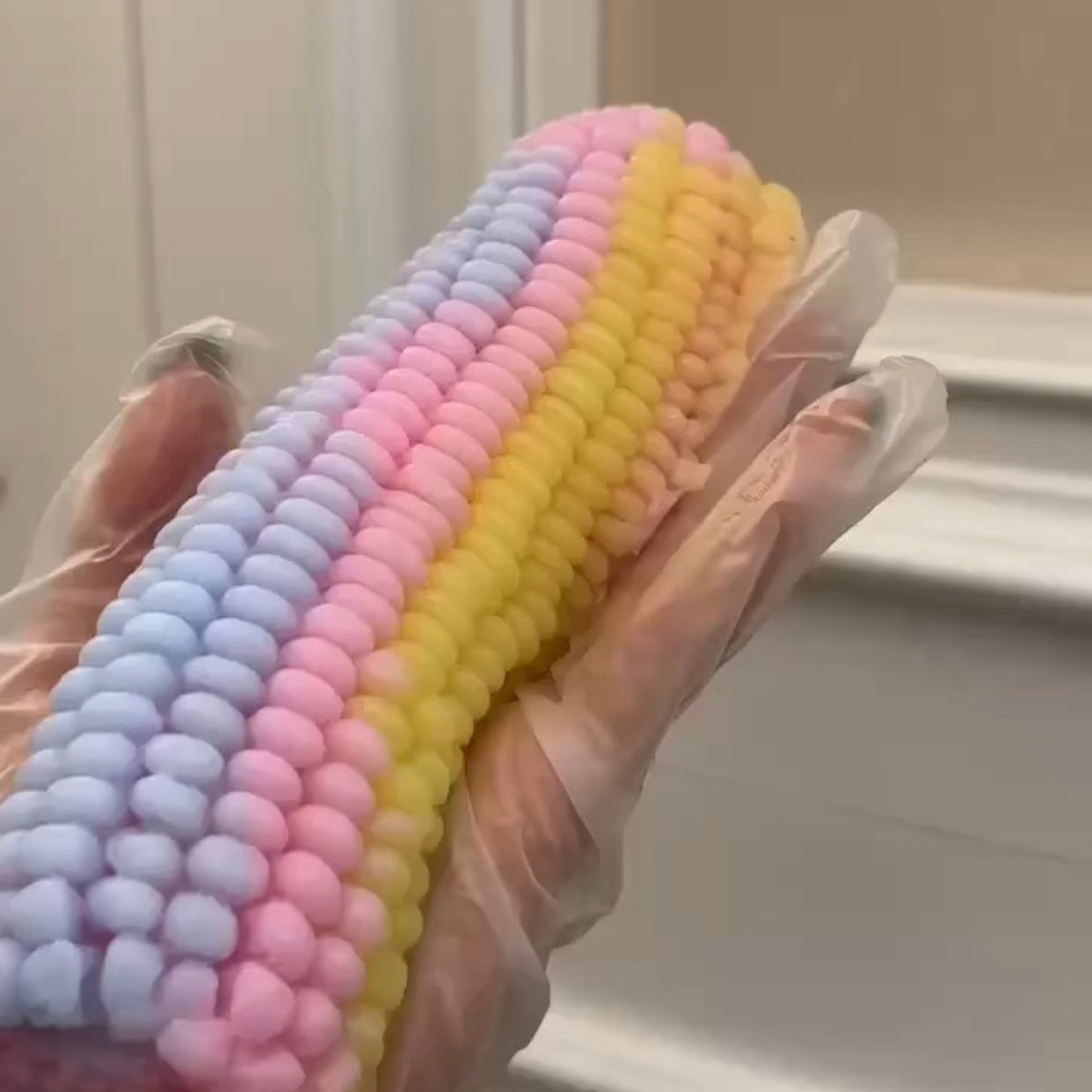 200g Handmade Silicone Customized Corn Stress Relief Squishy Toy ...
