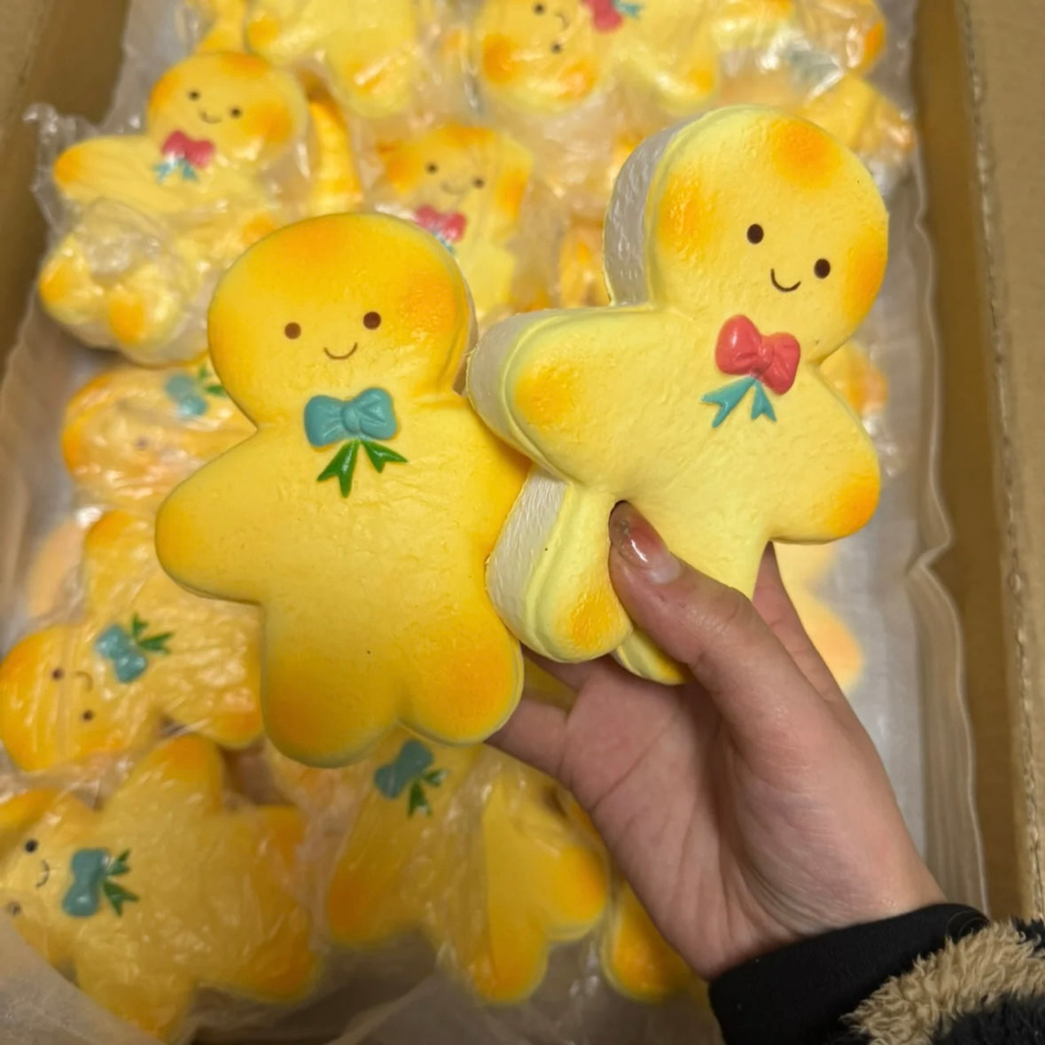 Slow Rising Squishy Gingerbread Man Stress Relief Decompression Toy ...